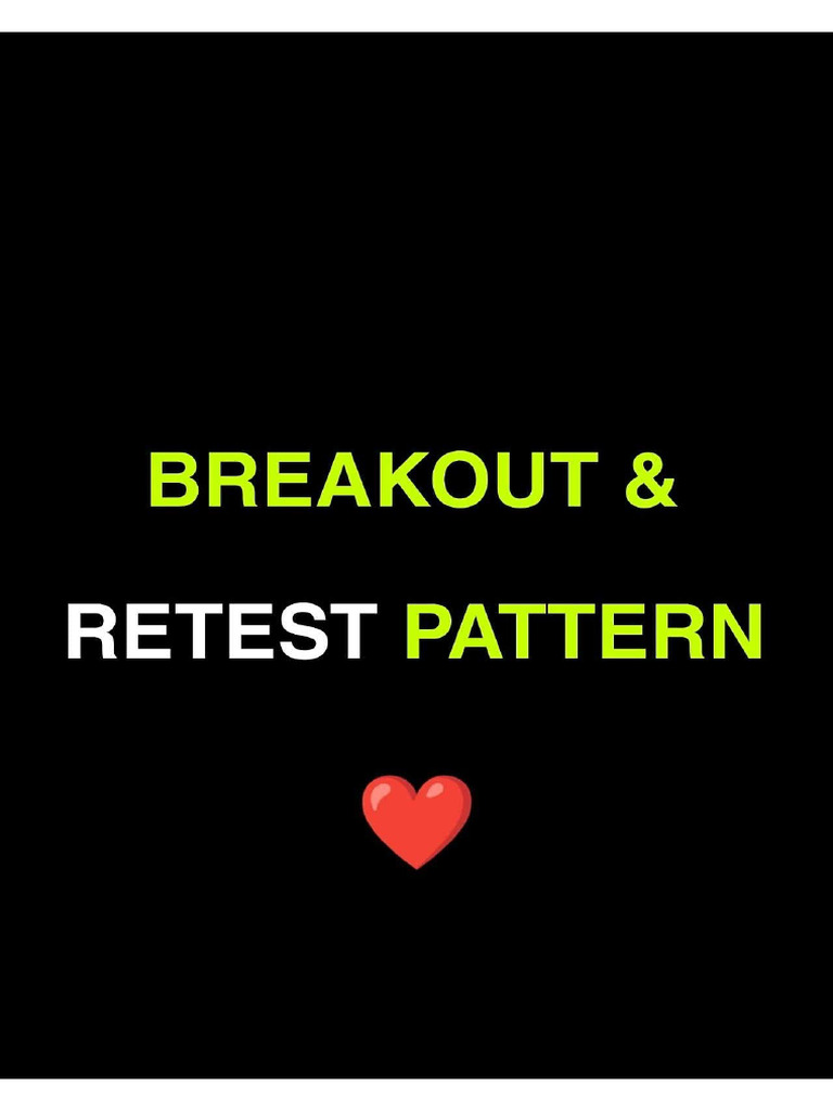 Breakout & Retest Patterns | PDF