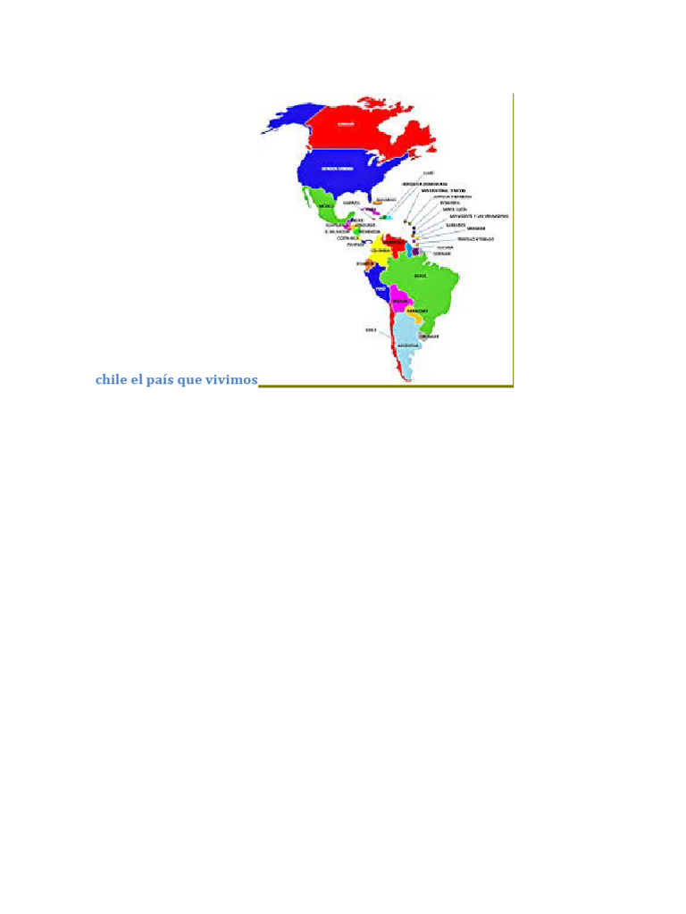 Chile: El País que Habitamos | PDF