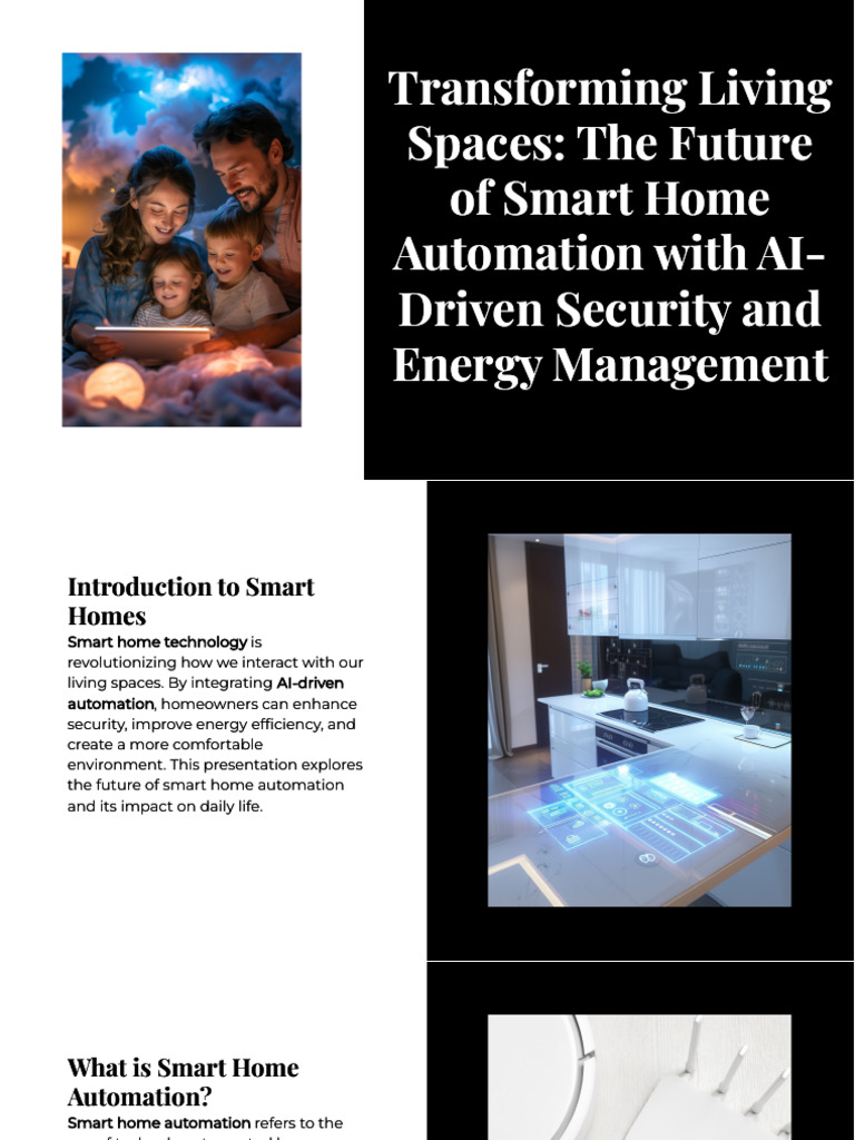 Transforming Living Spaces The Future of Smart Home Automation With Ai ...