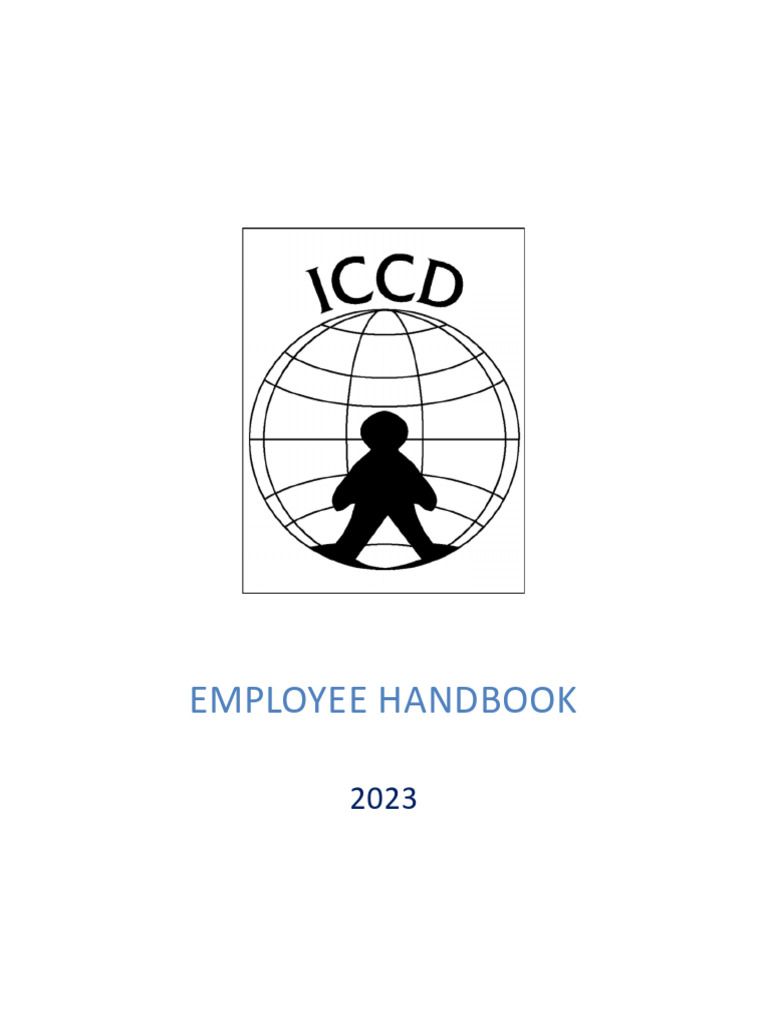 ICCD Employee Handbook 2023 | PDF | Sexual Harassment | Harassment