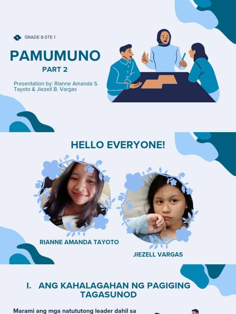 Pamumuno Part2 ESP G8 | PDF