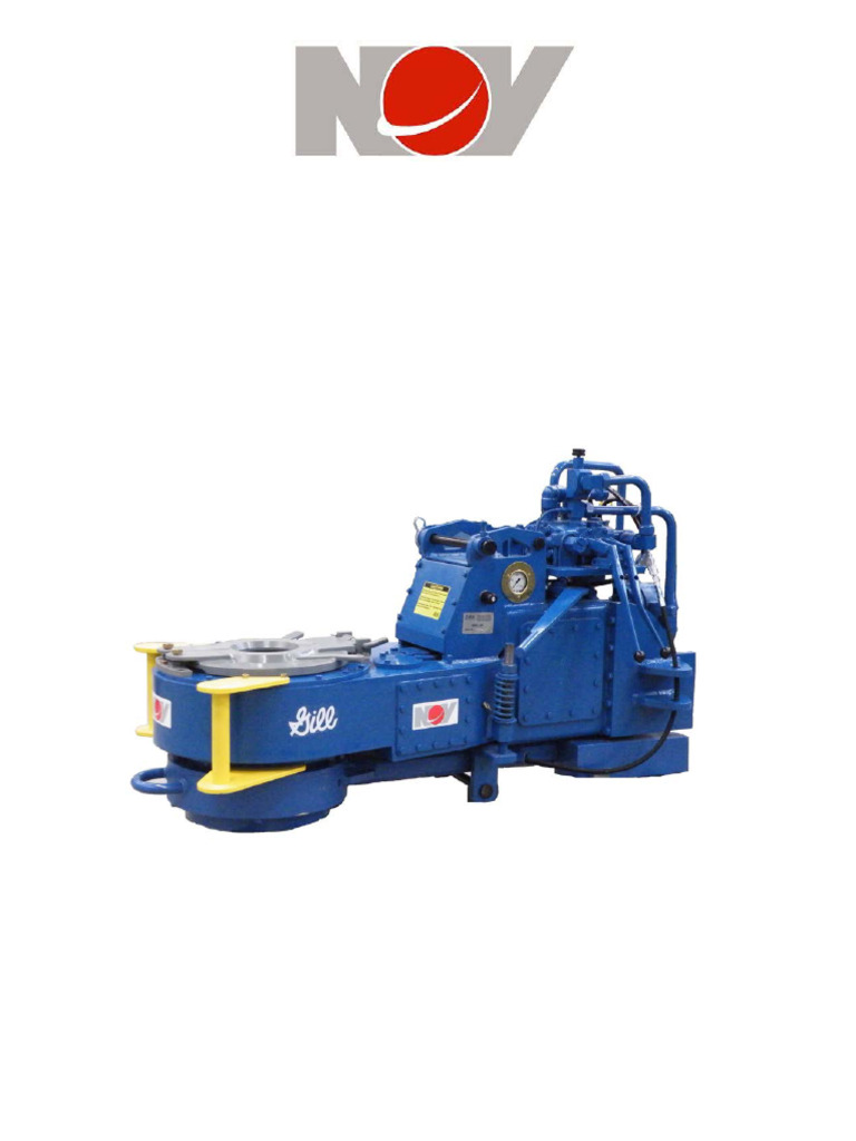 Gill Model 600 Power Tong Manual | PDF | Lubricant | Motor Oil