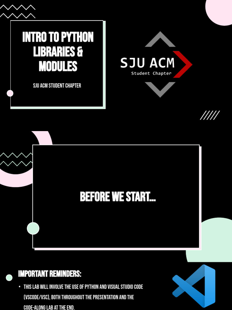 Intro To Python Libraries & Modules.c4cdd7173ec260b8cbc4 | PDF | Python (Programming Language ...