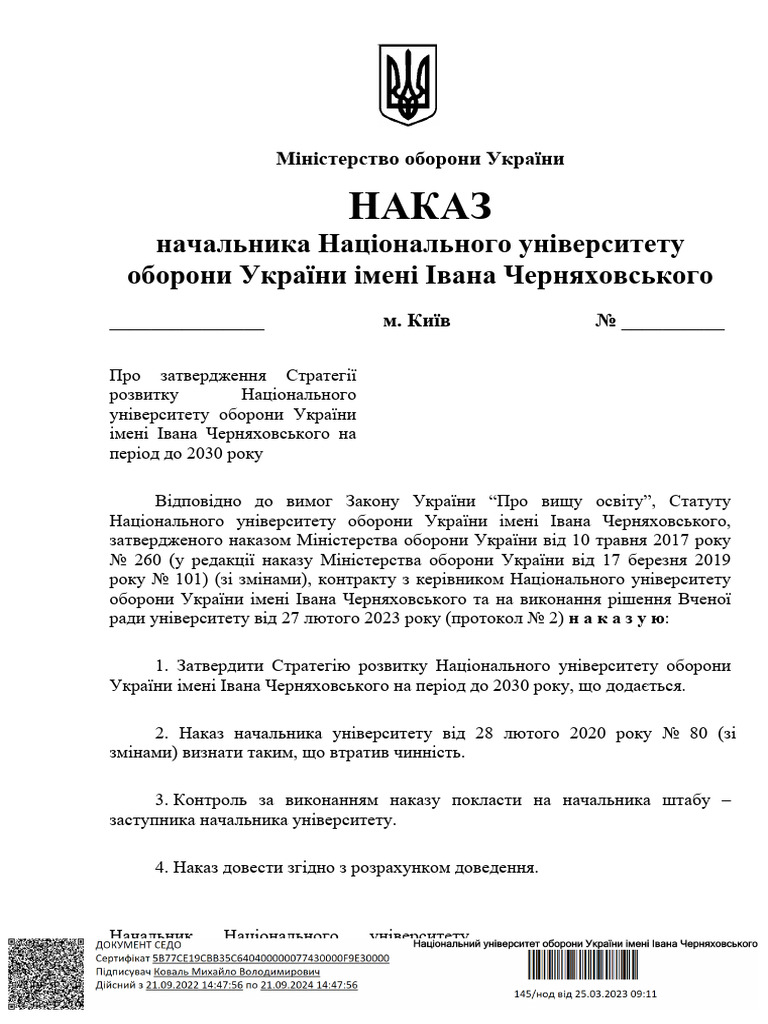 Nduu Strategy 2030 | PDF