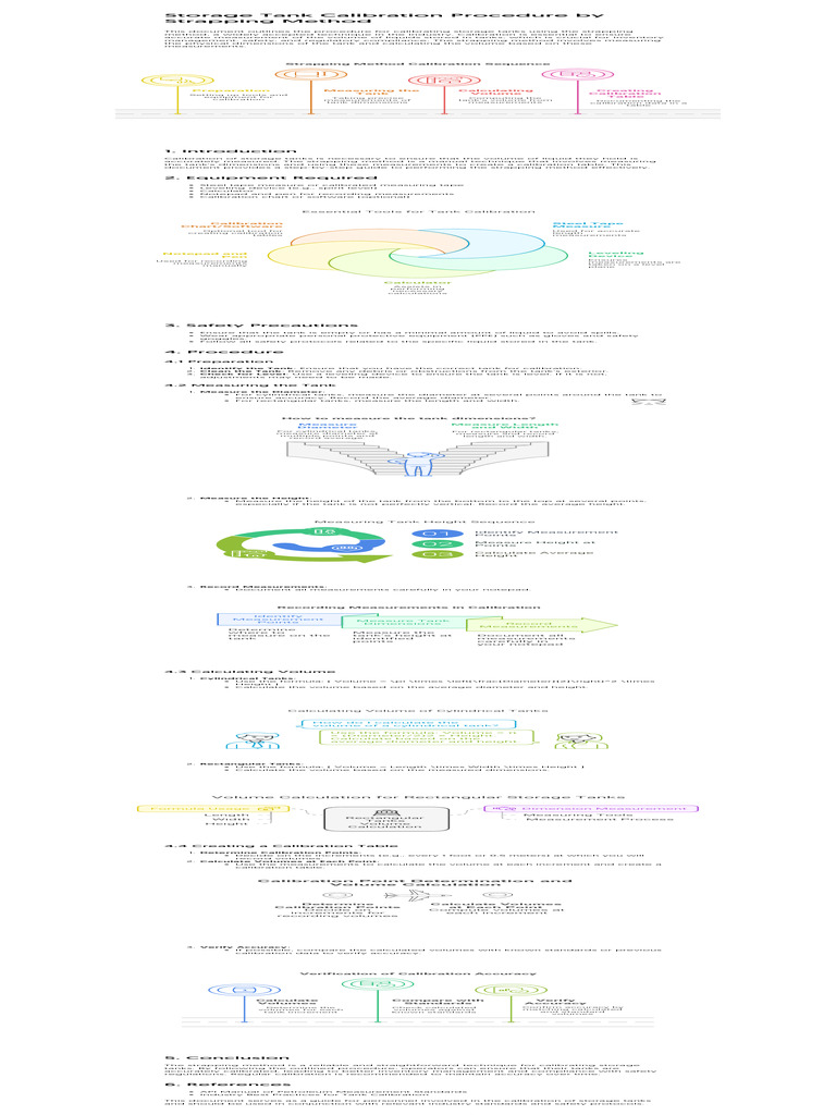 Storage Tank Calibration Procedure Guide | PDF | Volume | Calibration