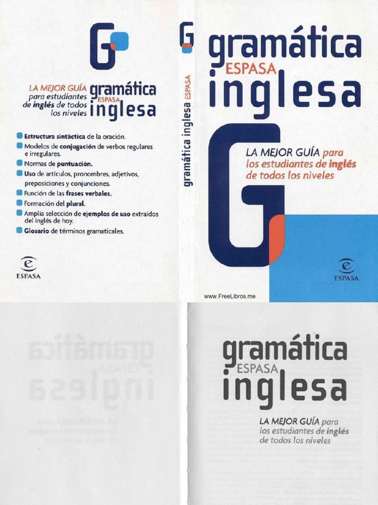Inglés Gramatica Inglesa Espasa PDF | PDF