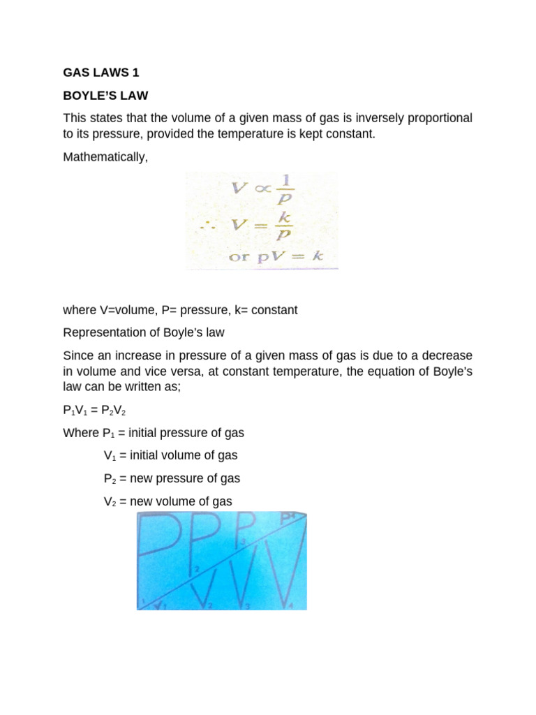 Understanding Gas Laws and Equations | PDF | Gases | Temperature