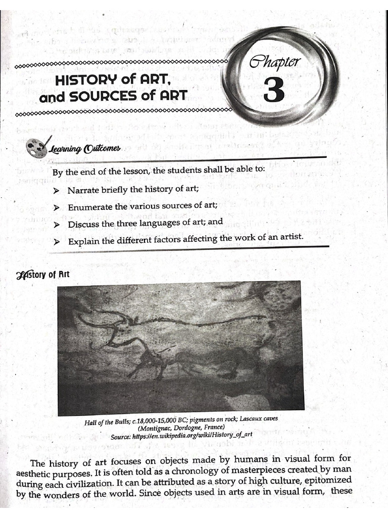 History of Art and Sources of Art | PDF