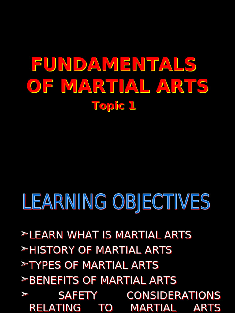 Martial-Arts-Topic-1 | PDF | Jujutsu | Grappling