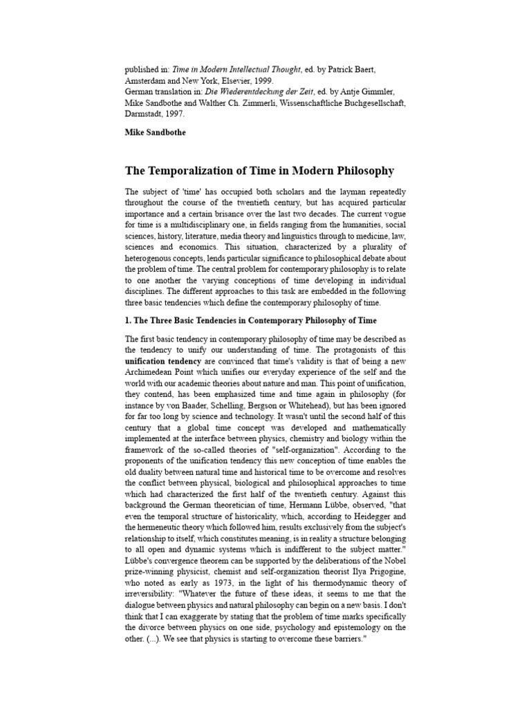 00Mike Sandbothe-essay-The Temporalization of Time in Modern Philosophy ...