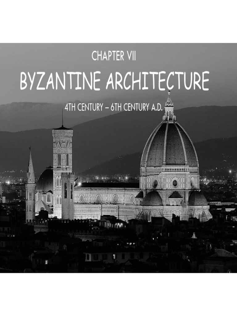 Byzantine Architecture | PDF | Byzantine Empire | Dome