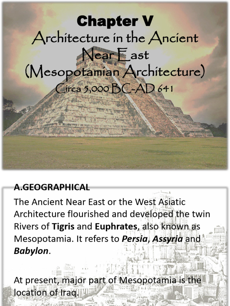 Key Features of Ancient Near East Architecture | PDF | Achaemenid ...