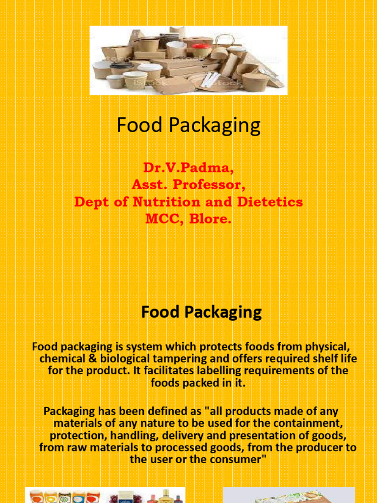 Overview of Food Packaging Functions | PDF | Packaging And Labeling | Brand