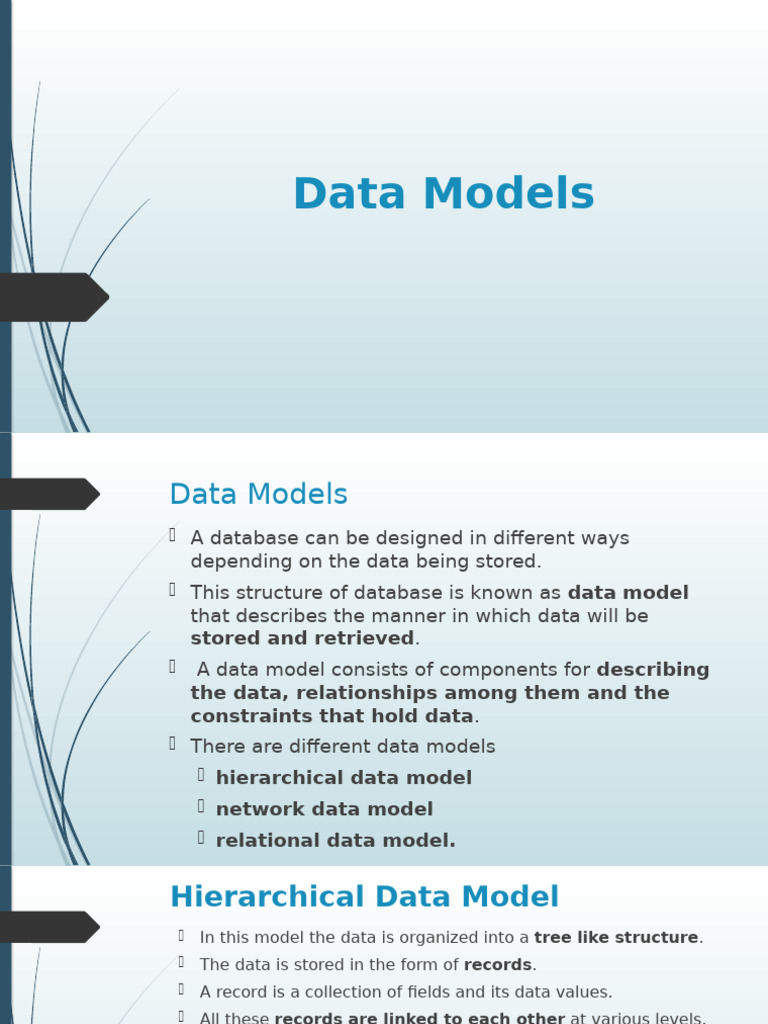 2_data Model & Relational Database (1) | PDF | Relational Database | Relational Model