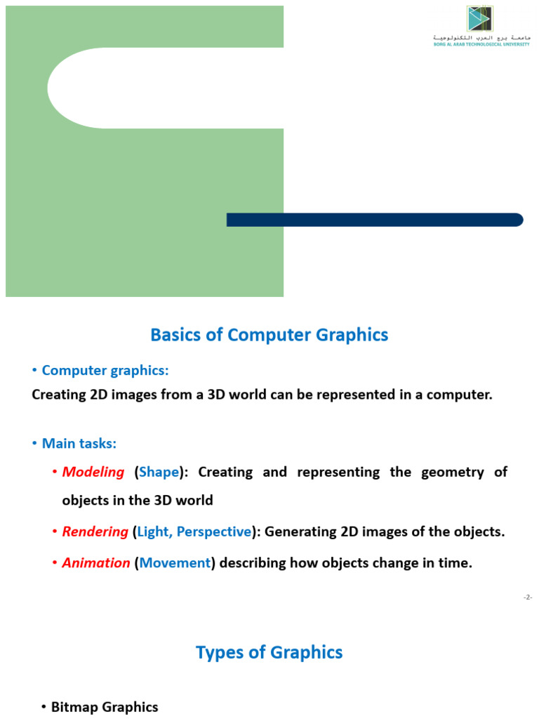 Lecture 3 - Graphics Systems | PDF | Computer Graphics | 2 D Computer Graphics