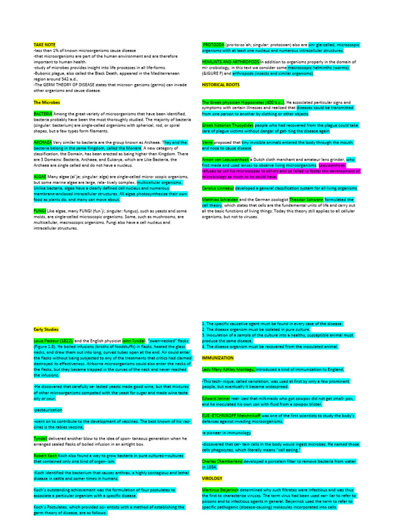 Microbiology: History and Key Discoveries | PDF | Microorganism | Bacteria