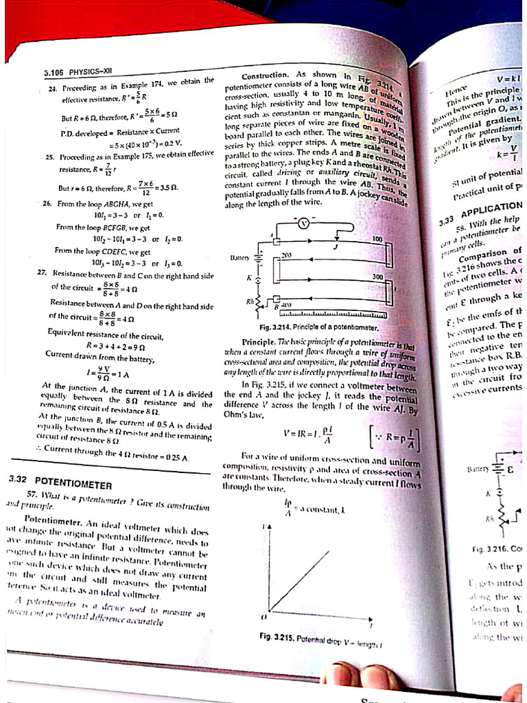 potentiometer and meter bridge | PDF