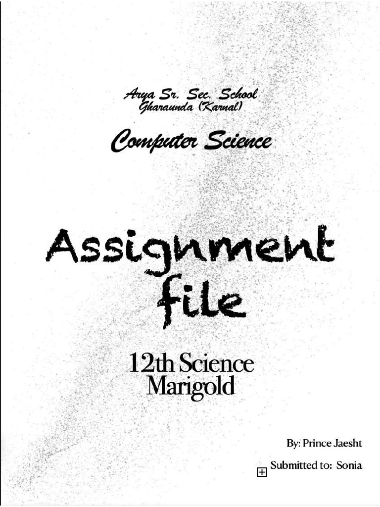 Project FIle by Prince | PDF