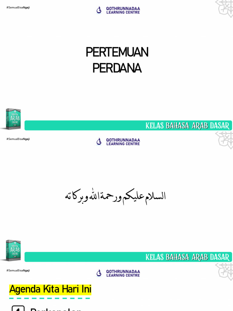 Pertemuan Perdana - Muqaddimah (Ikhwan) | PDF