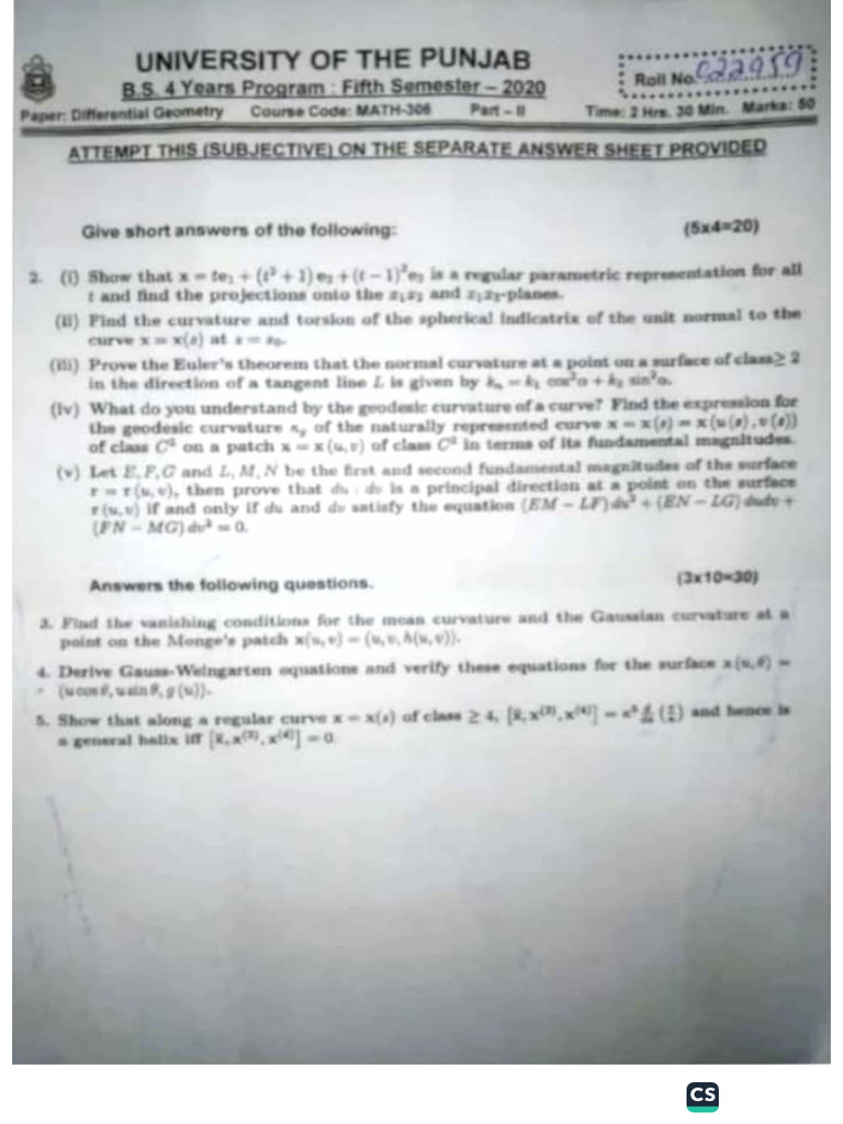 DG Past PPR 2020 | PDF