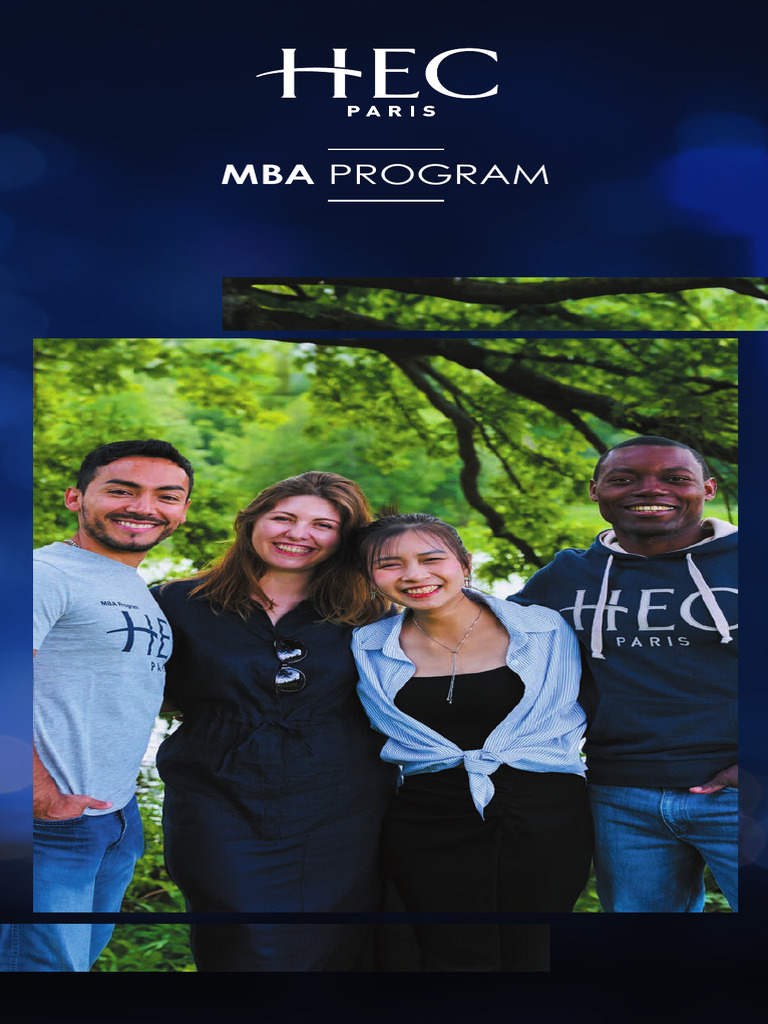 HEC Paris MBA Program Overview | PDF | Master Of Business ...
