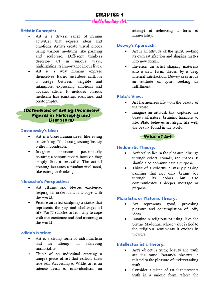 CHAPTER 1 - Exploring Artistic Concept (A Comprehensive Intoduction ...