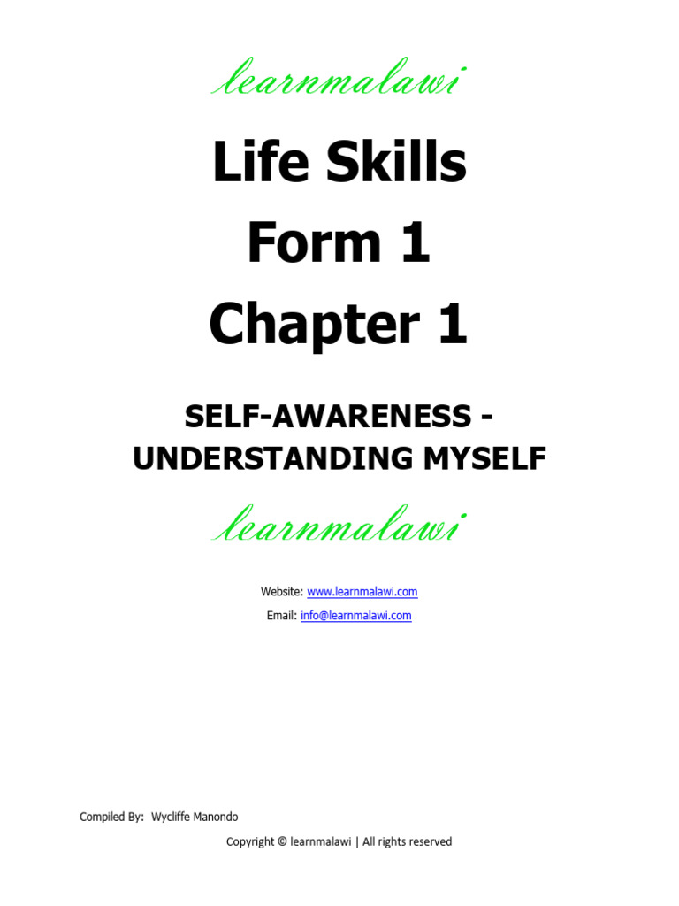 1 Self-awareness | PDF | Self Esteem | Self Awareness