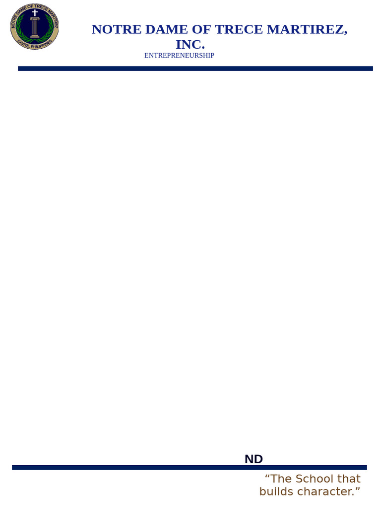 Entrep BP Template | PDF