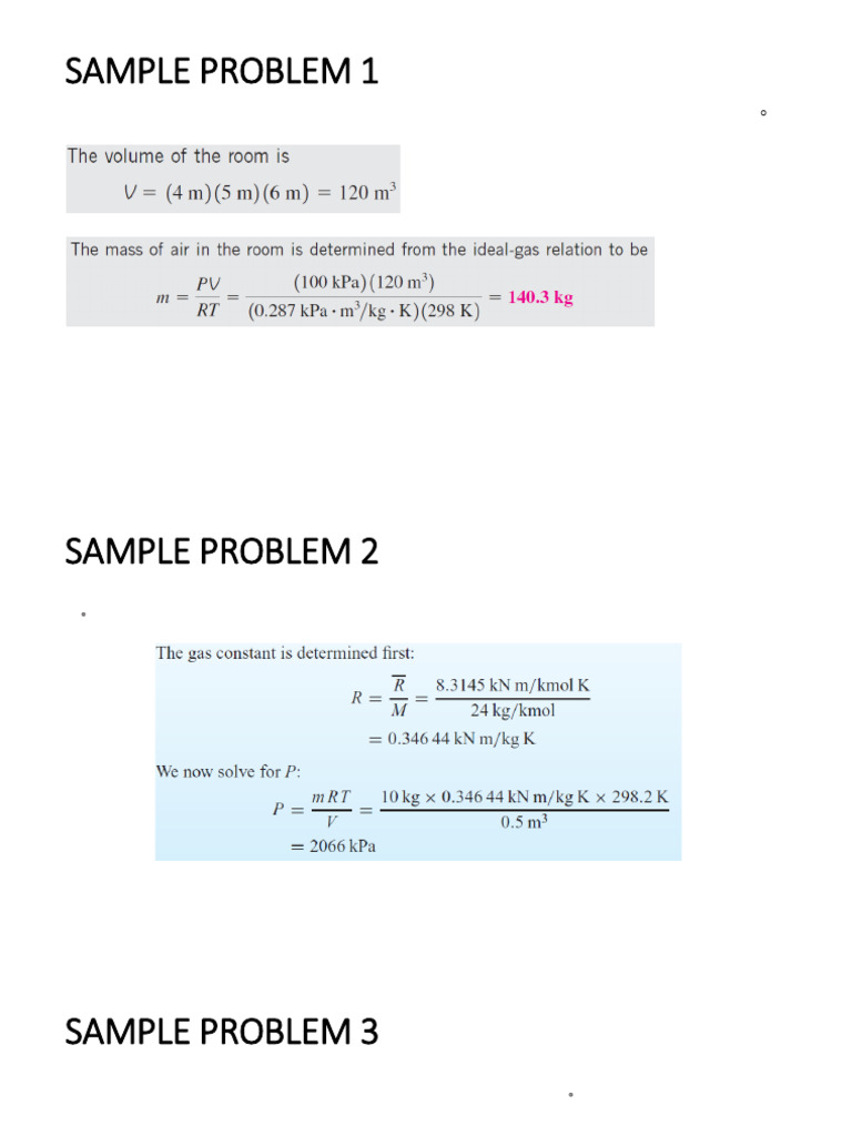 Lecture-3-Problems | PDF | Atmosphere Of Earth | Pressure