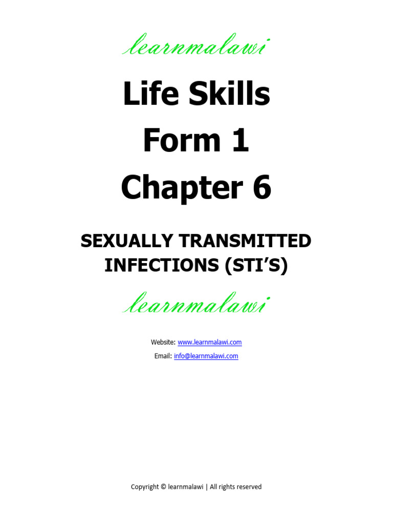6 Sexually Transmitted Infections | PDF | Sexually Transmitted ...