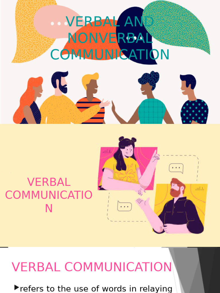 Mastering Verbal and Nonverbal Communication | PDF | Nonverbal ...