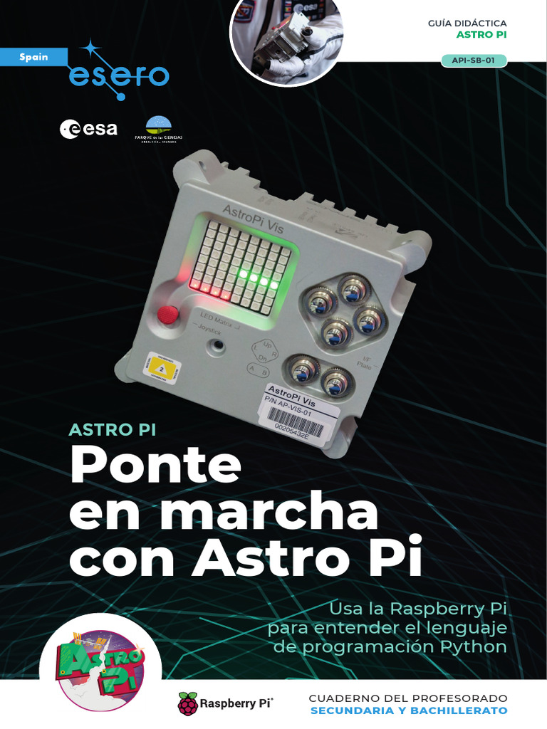 Guia Didactica ASTRO PI Ponte en Marcha Con AstroPi API SB 01 | PDF | Python (lenguaje de ...