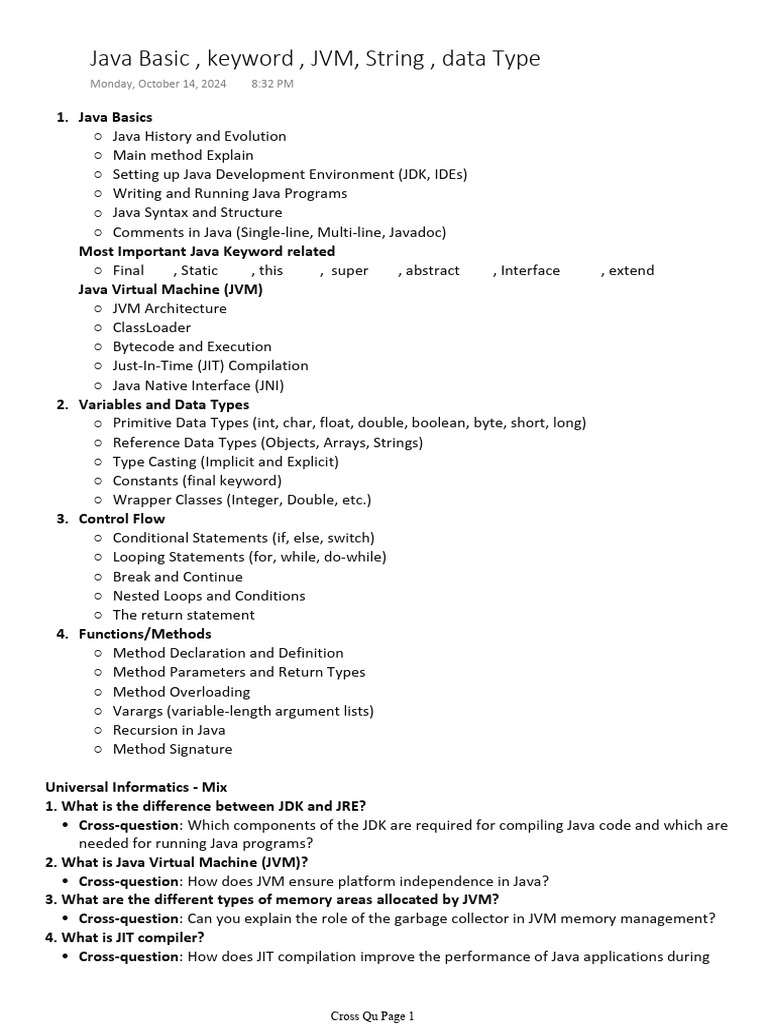 Basic Advance Java spring | PDF | Java Virtual Machine | Method ... Basic Advance Java spring | PDF | Java Virtual Machine | Method ...
