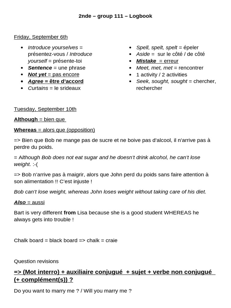 2nde group 111 - logbook (3) | PDF | Dr. Watson | Sherlock Holmes