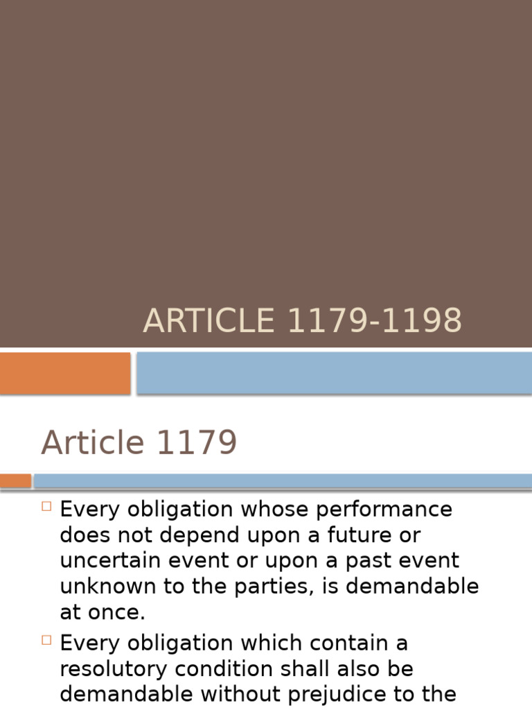 Types and Conditions of Legal Obligations | PDF | Public Policy ...