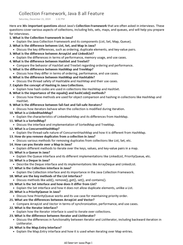 Collaction Framwork | PDF | Computer Programming | Computing