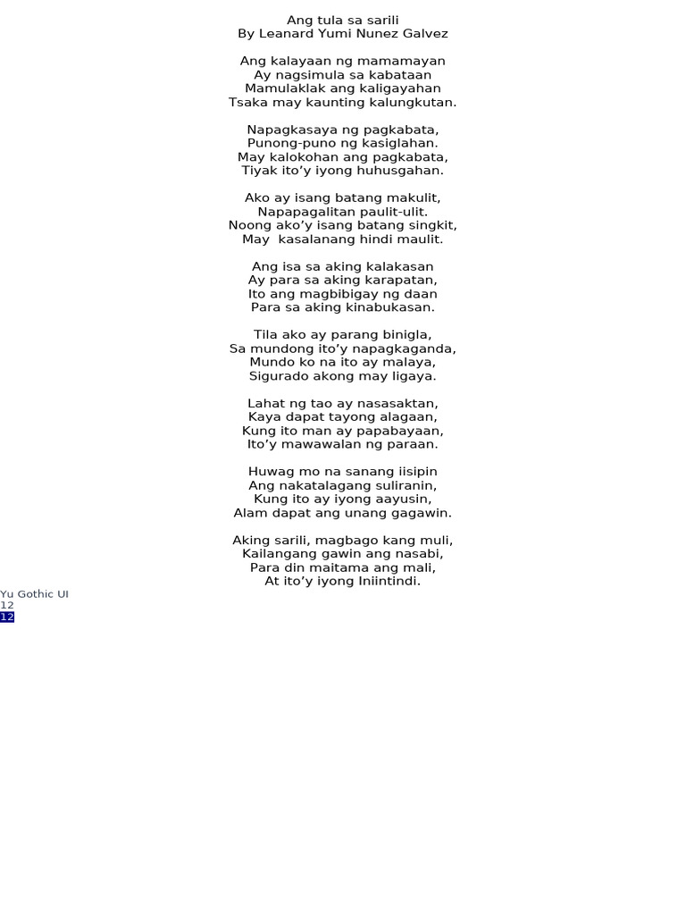 Filipino 9 Leanard | PDF