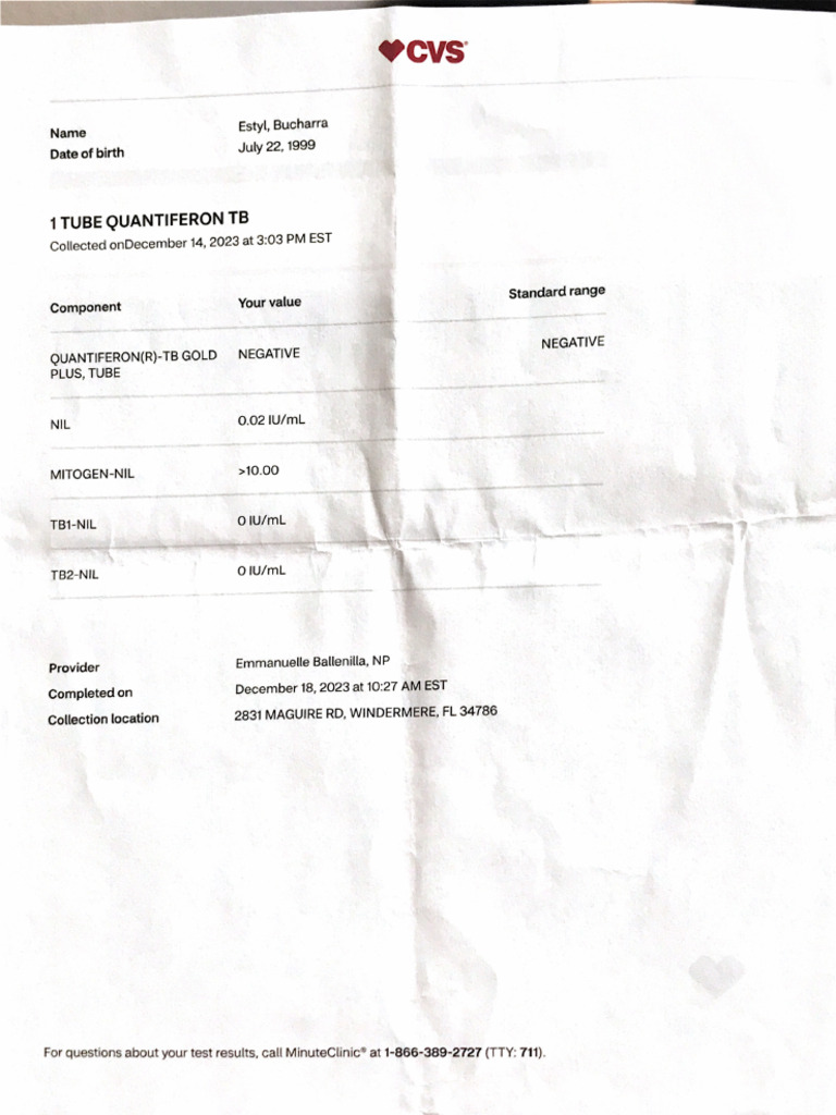 TB Test | PDF