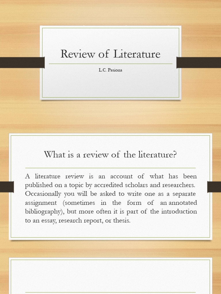 Guide to Writing a Literature Review | PDF | Literature Review | Knowledge