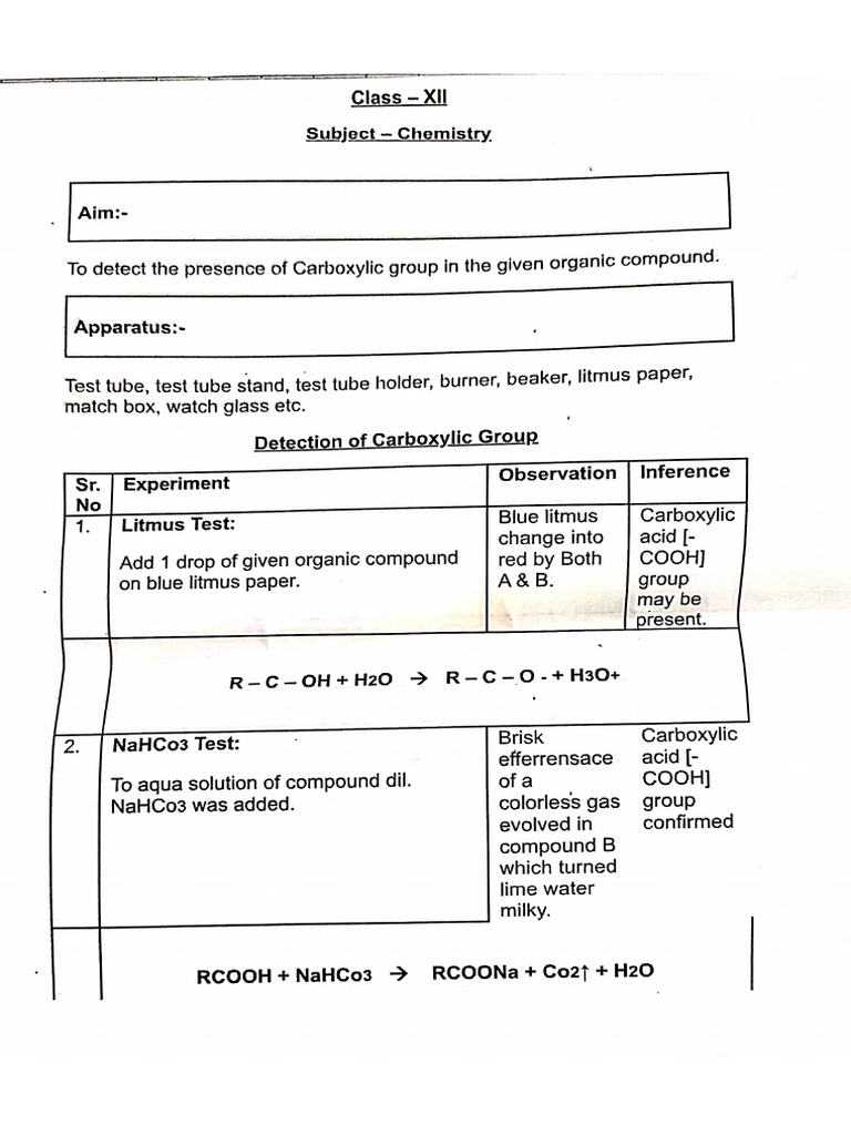 Chemistry Practical Experiment No 03 | PDF