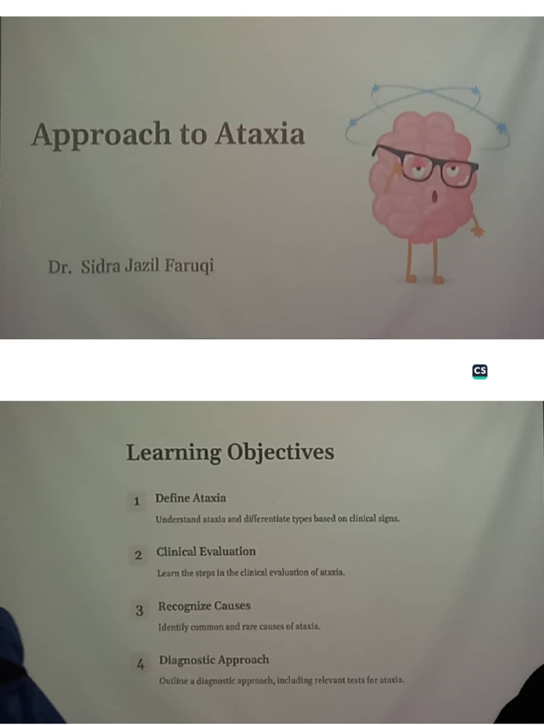 Approach To Ataxia | PDF