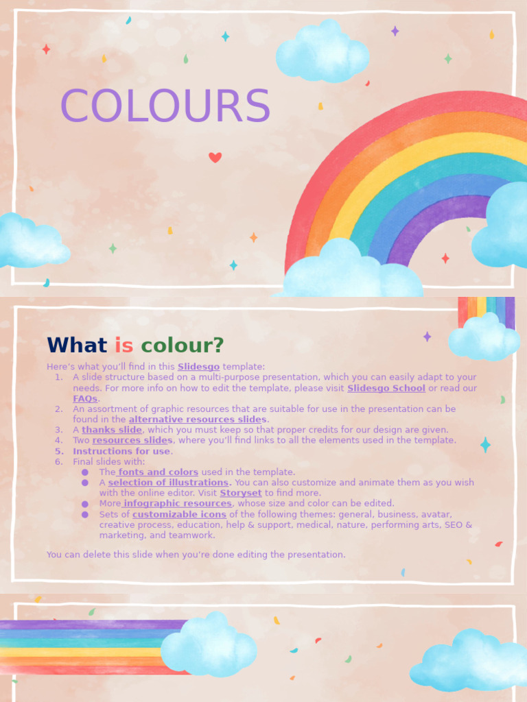 Understanding Rainbow Colors and Formation | PDF | Planets | Planets In ...