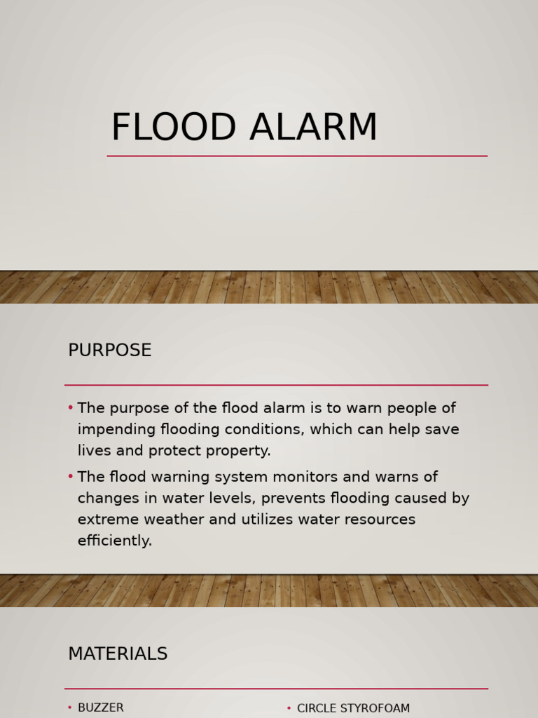 FLOOD-ALARM | PDF