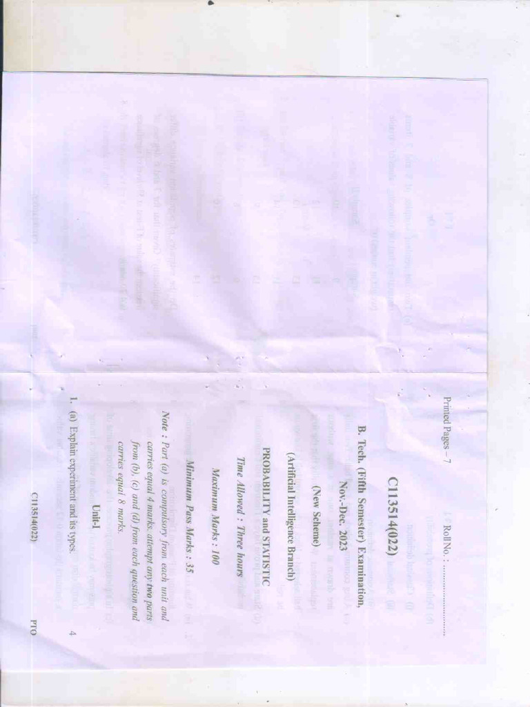 Probability And Statistic Pdf