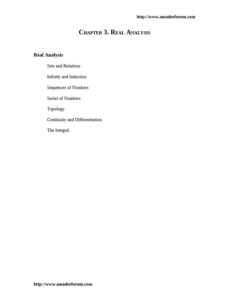 Chapter3.Real.Analysis | PDF | Limit (Mathematics) | Sequence