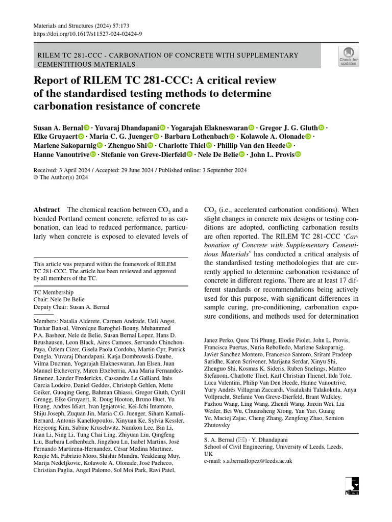 John Provis | PDF | Concrete | Cement