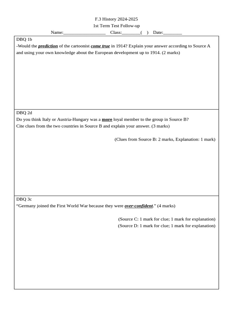 F3 1st Test Follow Up (SS Ver.) | PDF