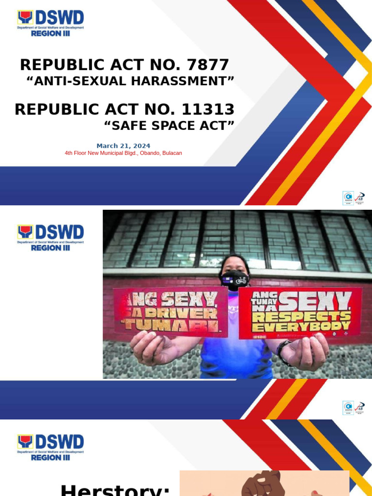 C1. LEGAL_RA 7877 & RA 11313 | PDF | Sexual Harassment | Justice