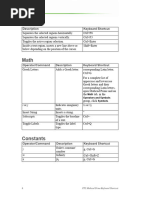 Shortcut Keys of Mathtypes | PDF