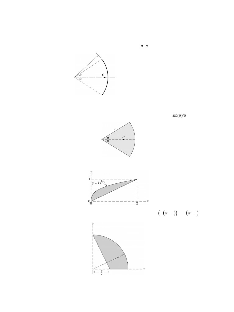 Centroid and Moment of Inertia Problems | PDF | Area | Triangle